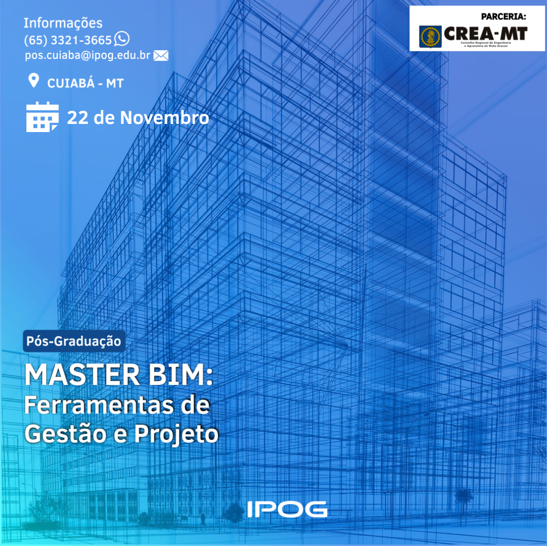 Master BIM: Ferramentas de Gestão e Projeto - Crea-MT