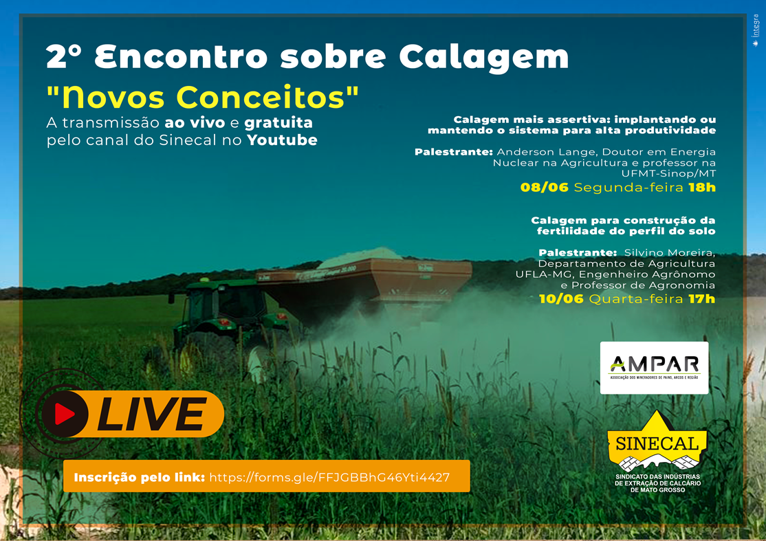 2° Encontro sobre Calagem “NOVOS CONCEITOS” - Crea-MT