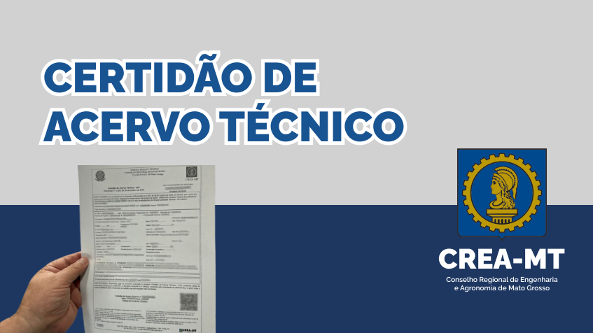 Profissional, você sabe a importância do Acervo Técnico? - Crea-MT